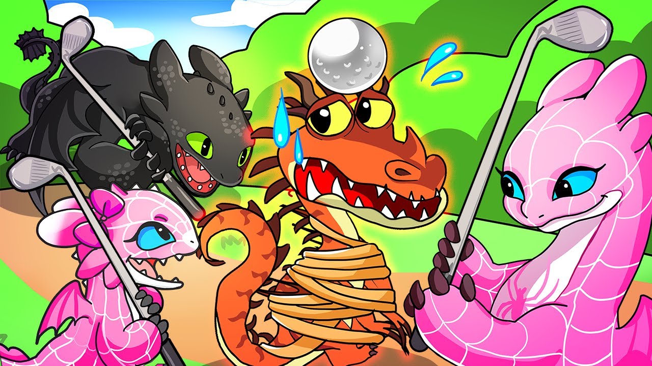 Toothless Family Punishes Naughty Baby Hookfang With Golf Sticks And ...