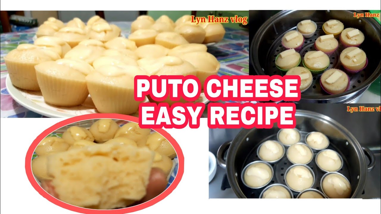 EASY STEP PUTO CHEESE RECIPE | PUTO WITH CHEESE - YouTube