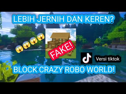 KATANYA CRAZY BLOCK LEBIH MIRIP LEBIH HD?|MINECRAFT KW TIKTOK VERSION ...
