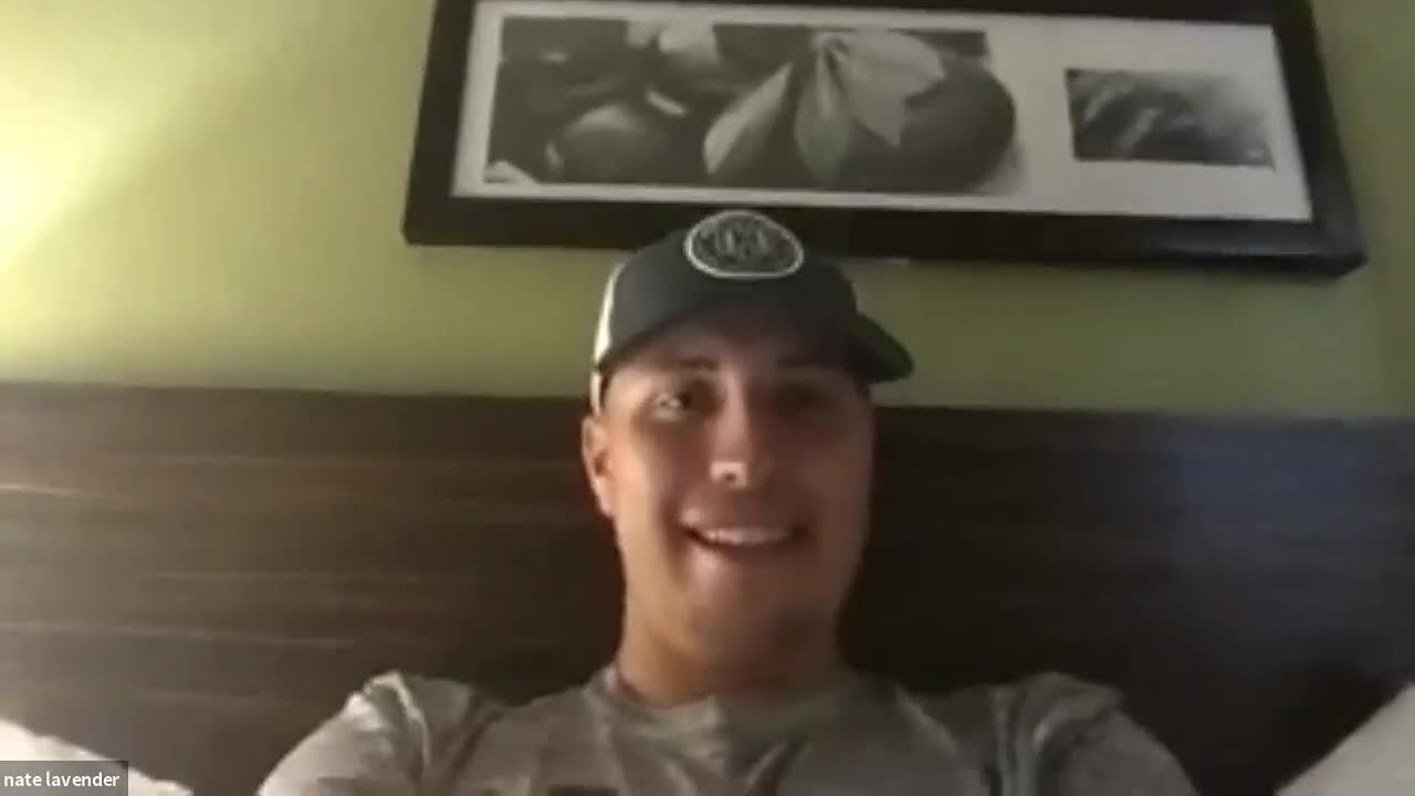 Illini Baseball | Nate Lavender MLB Draft Media Availability - YouTube