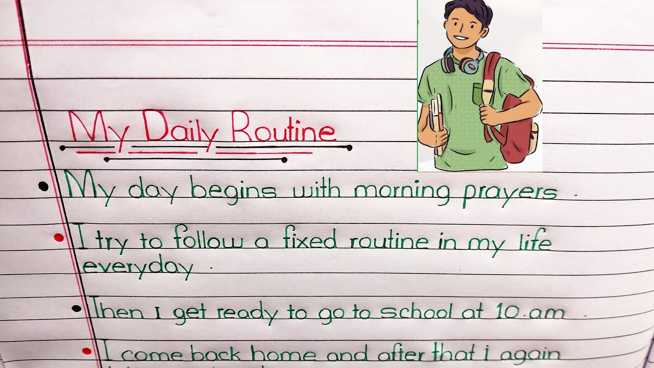10 20 Lines On My Daily Routine In English My Daily Routine 10 20 Lines On My Daily Routine In English My Daily Routine
