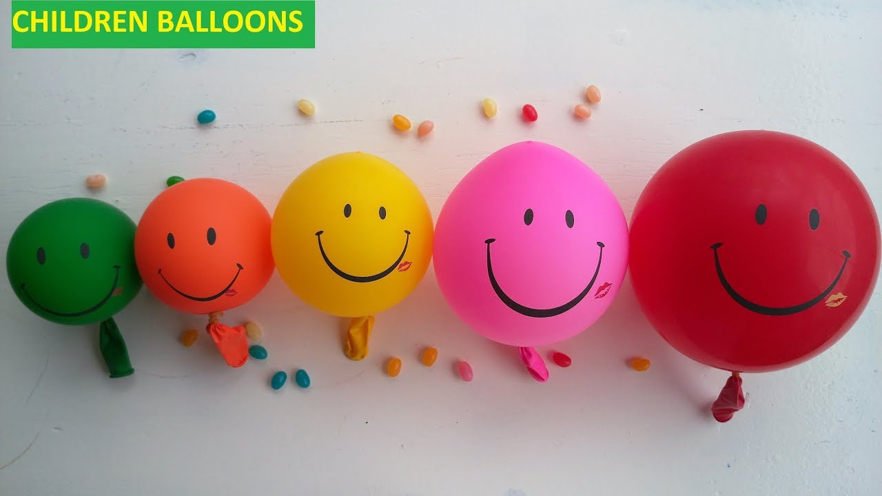 Learn Colors with Balloons / Baby Nursery Rhymes Song - YouTube