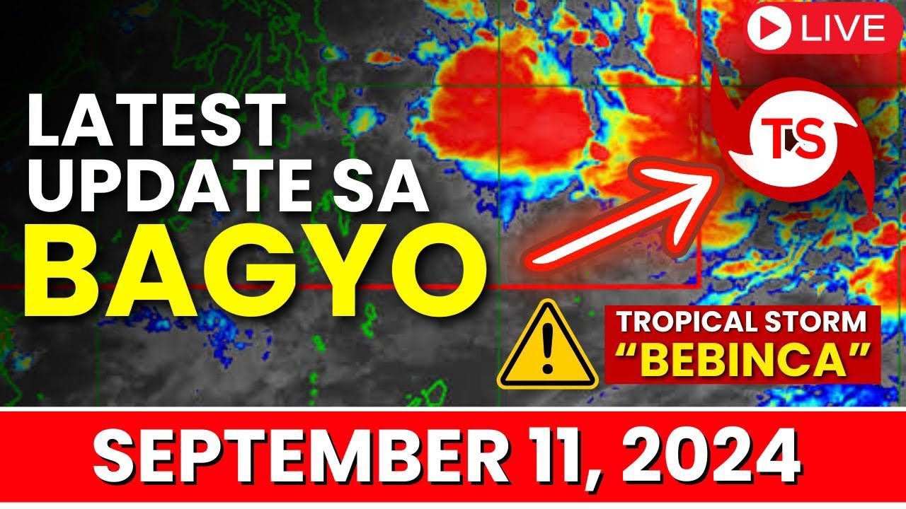 Latest Update Sa Bagyo September 11, 2024 | Low Pressure Area in the ...