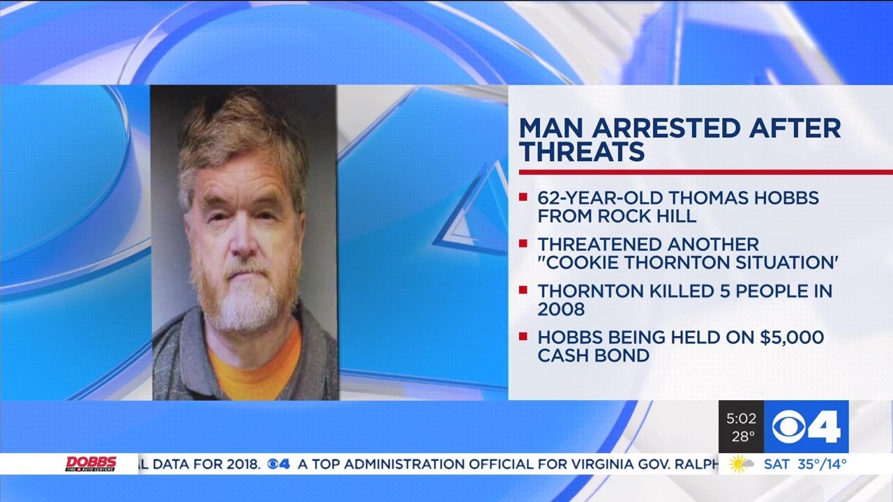 Man accused of threatening a 'Cookie Thornton siutation' against ...