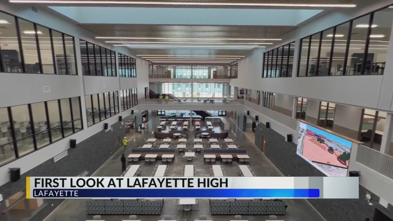 Lafayette High School opens exciting new facility chapter - YouTube
