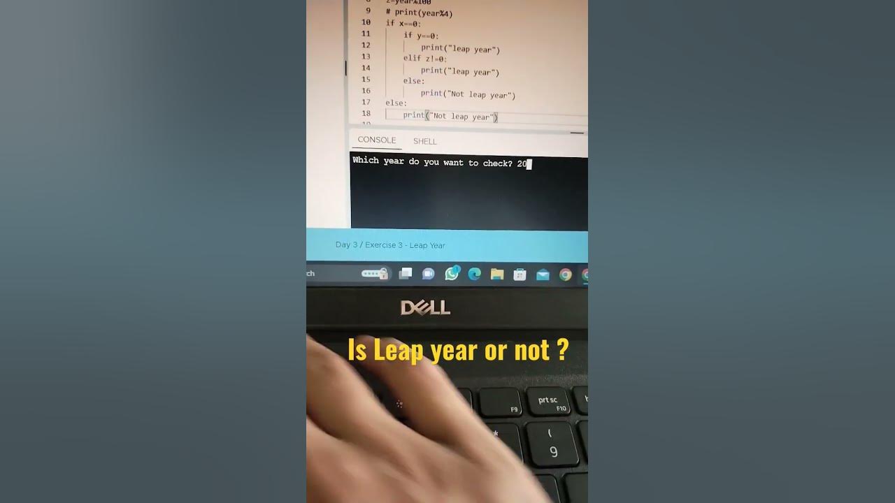 Is Leap Year Or Notuse It 👇 Codewithme Youtube