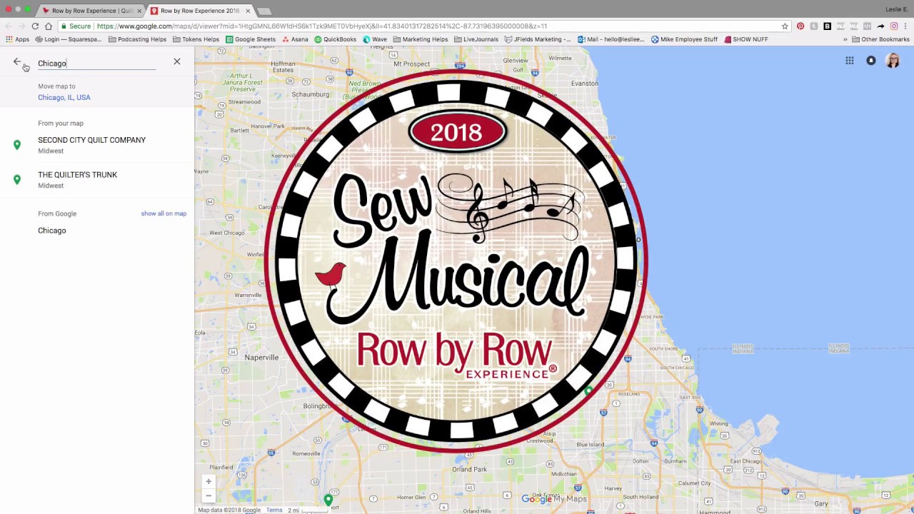 How to Use the Row by Row Google Map - YouTube