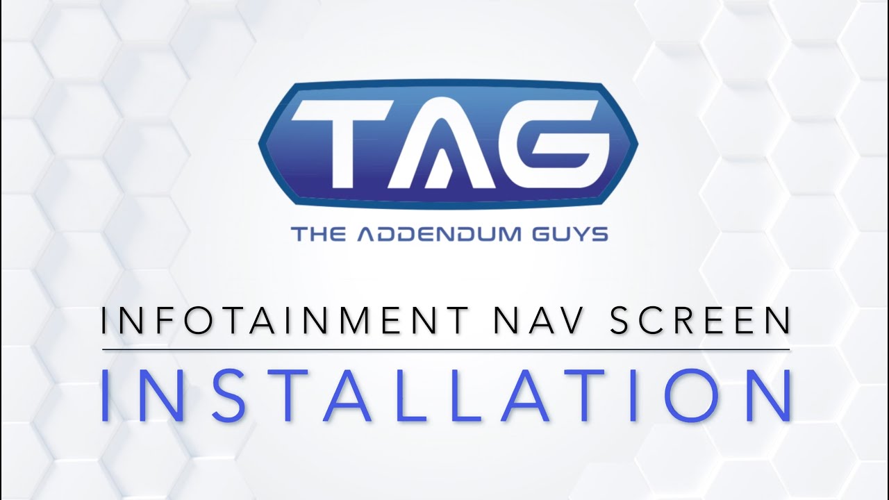 Nav Screen Installation - YouTube