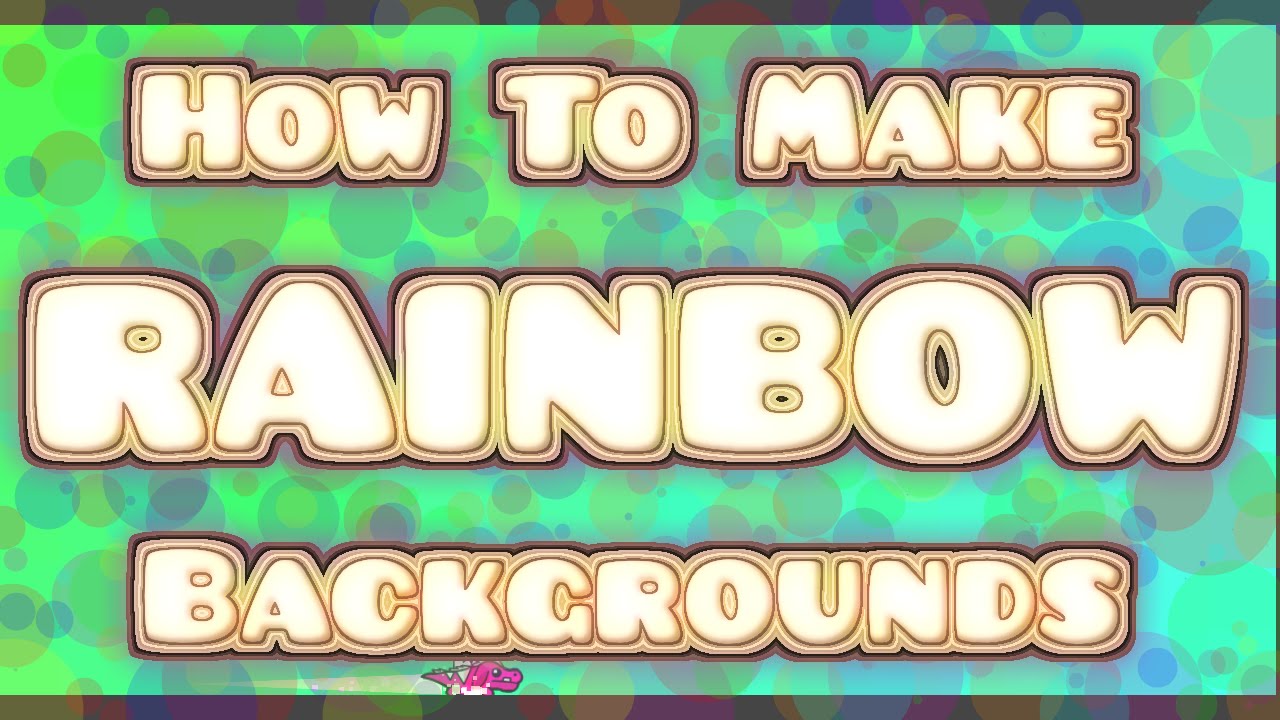 How To Make The Rainbow Background Effect! Geometry Dash 2.0 - YouTube