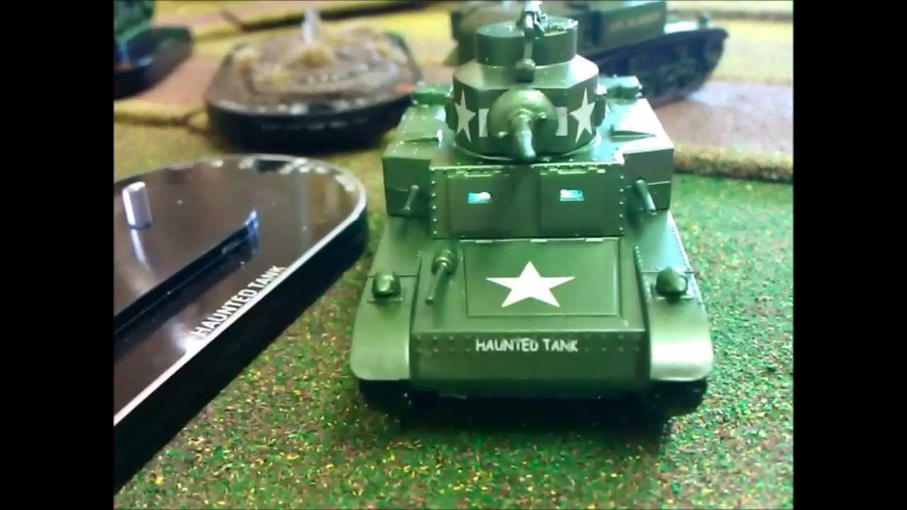 heroclix haunted tank collection and custom paint - YouTube