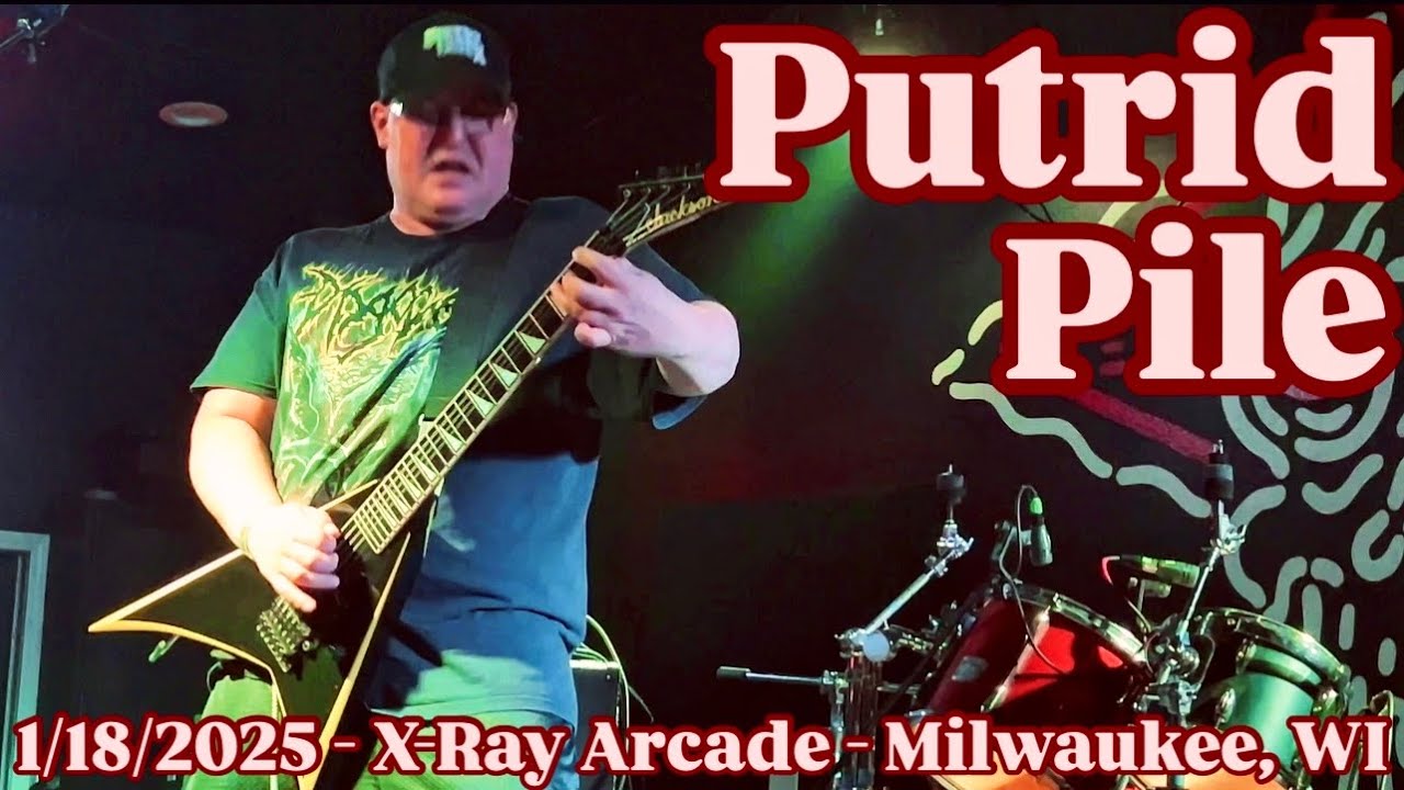 PUTRID PILE - Full Set (Live) - 1/18/2025 - X-Ray Arcade - Milwaukee, WI - YouTube