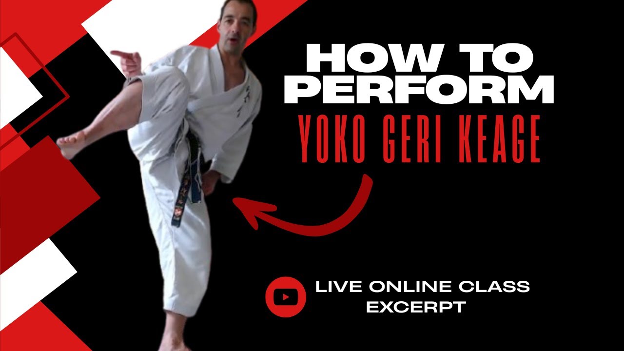 Master Yoko Geri Keage in 10 minutes | Shotokan Karate - YouTube