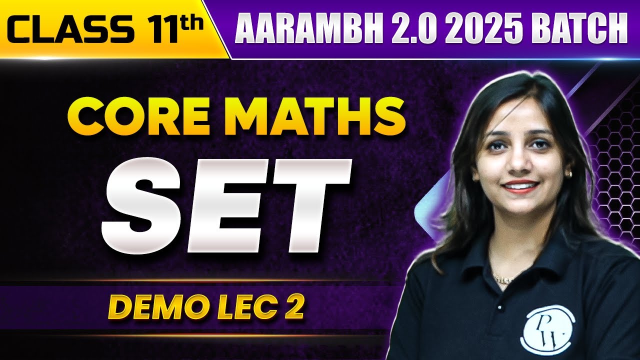 Set | Core Maths | Class 11th Commerce - YouTube