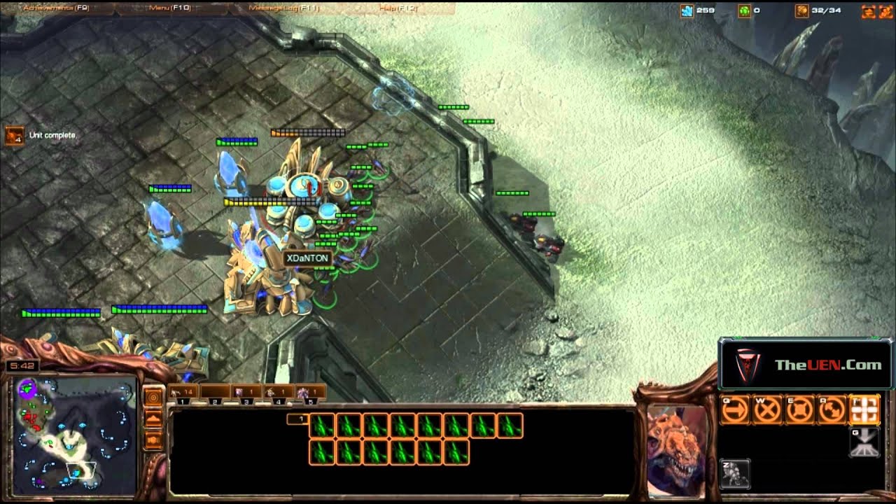 StarCraft 2 2v2 with BWRX, lightning zergling hellion strategy - YouTube