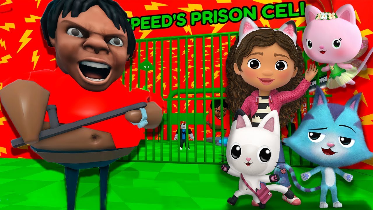 Gabby's Dollhouse ESCAPE ISHOWSPEED BARRY'S PRISON in Roblox! - YouTube