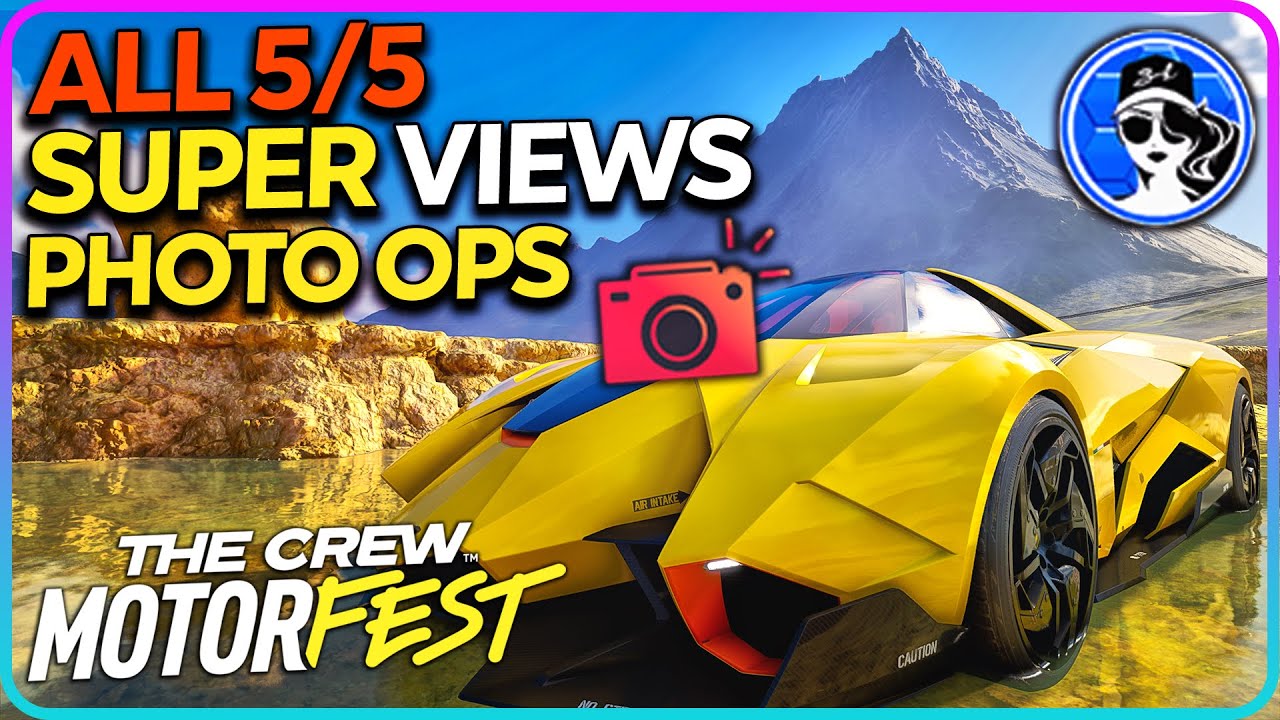All Super Views Photo Ops (Dream Cars) Crew Motorfest - YouTube