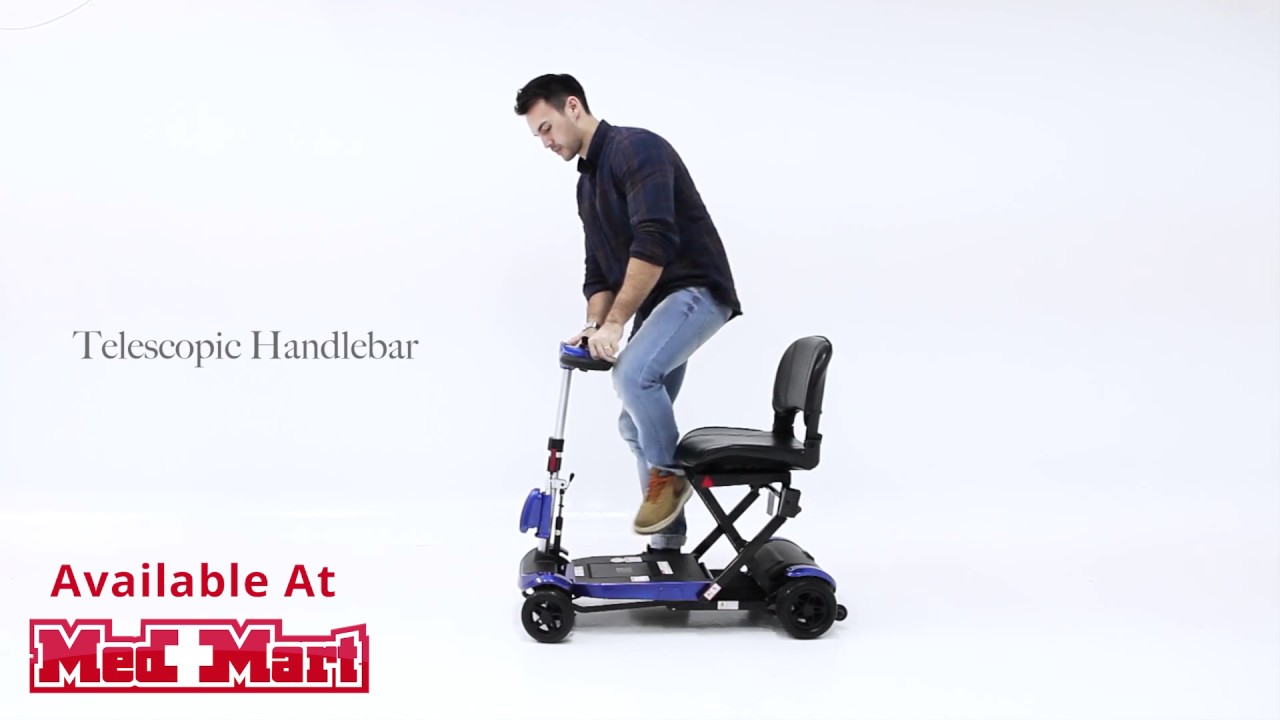 Genie plus Automatic Folding Scooter - YouTube