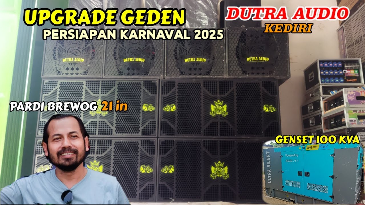 AMUNISI TOBRUT 21" Ready‼️ DUTRA AUDIO KEDIRI UPGRADE GEDEN KARNAVAL ...
