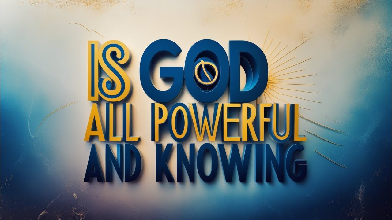 The seven things GOD CANNOT Do"- with bible verse - YouTube