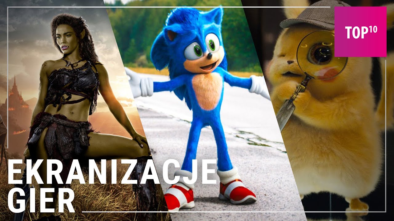 10 najlepszych filmów na podstawie gier komputerowych - YouTube