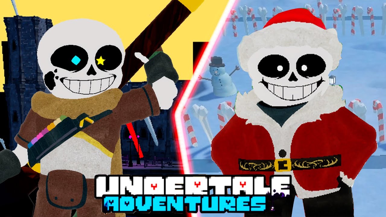 CHRISTMAS EVENT!!! Undertale Adventures Beating Christmas And Doodle ...