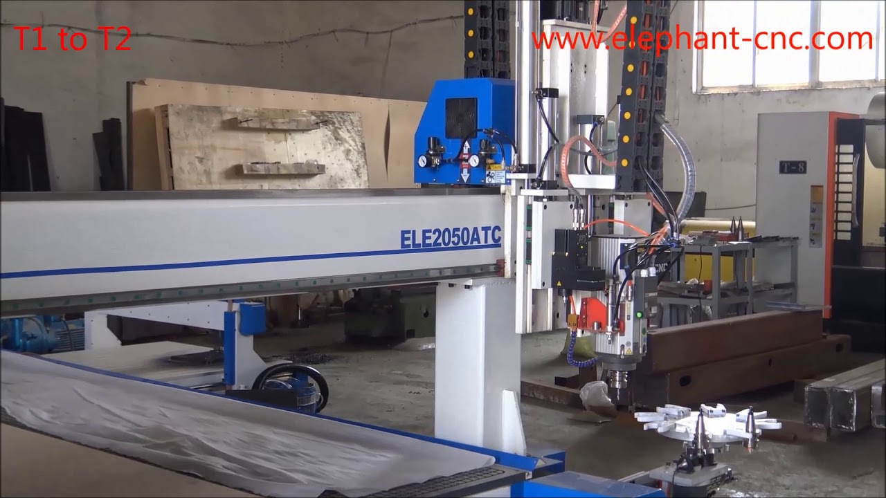 5 the Operation of automatic tool change - YouTube