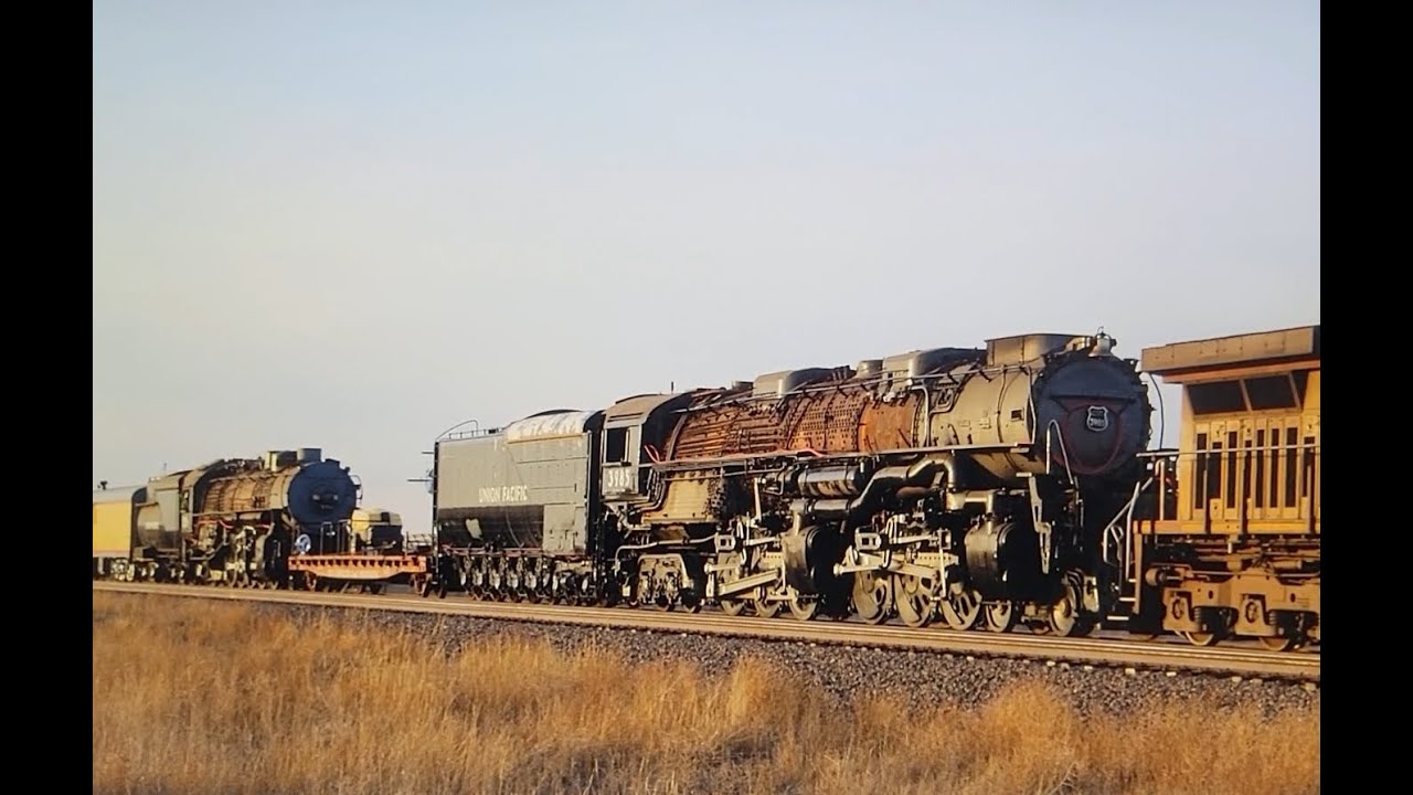 Union Pacific Donation Special Through Lodgepole, NE - YouTube