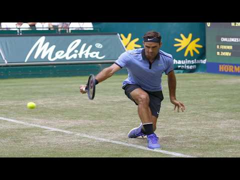Roger Federer vs Karen Khachanov | Halle 2017 SF Highlights