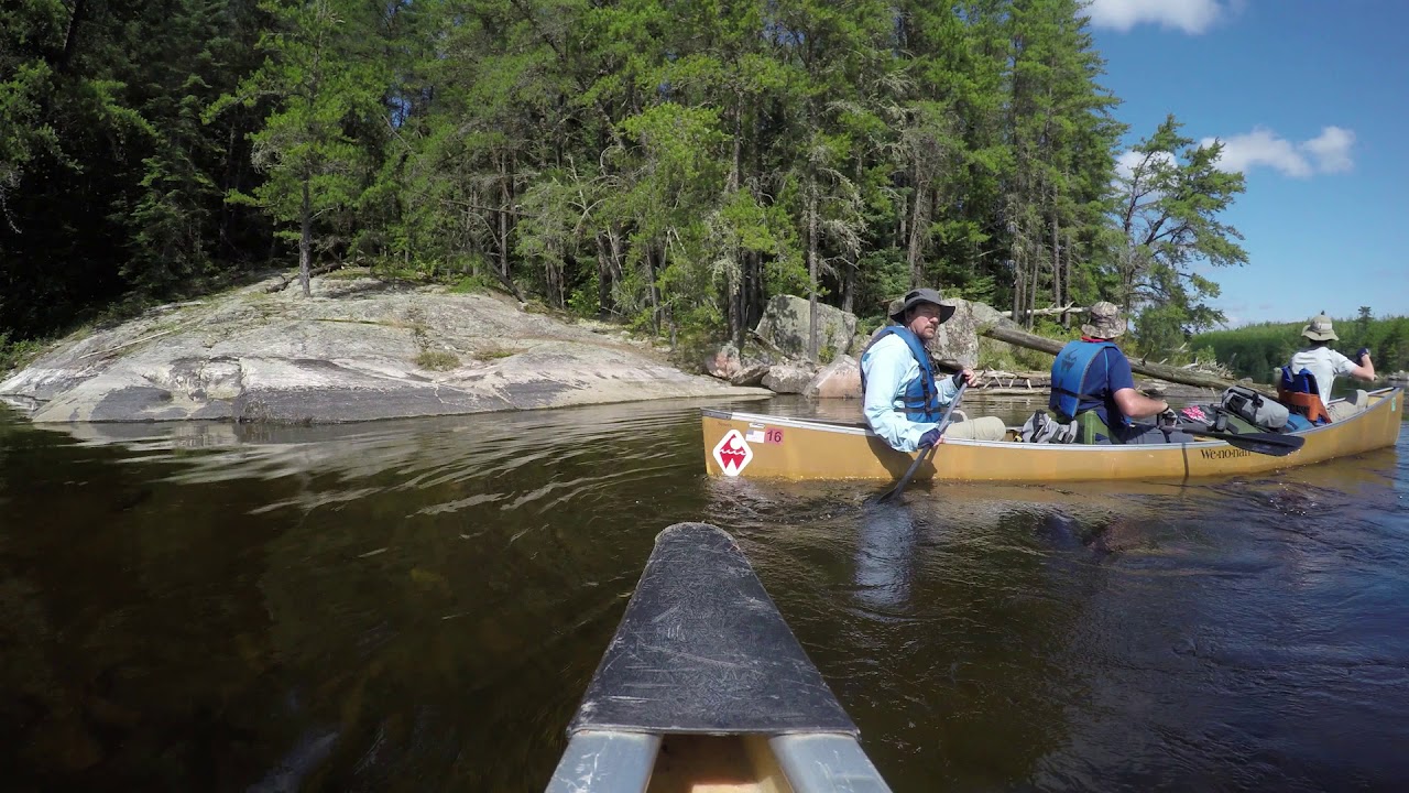 Quetico 2017 - Falls Chain/Man Chain - YouTube