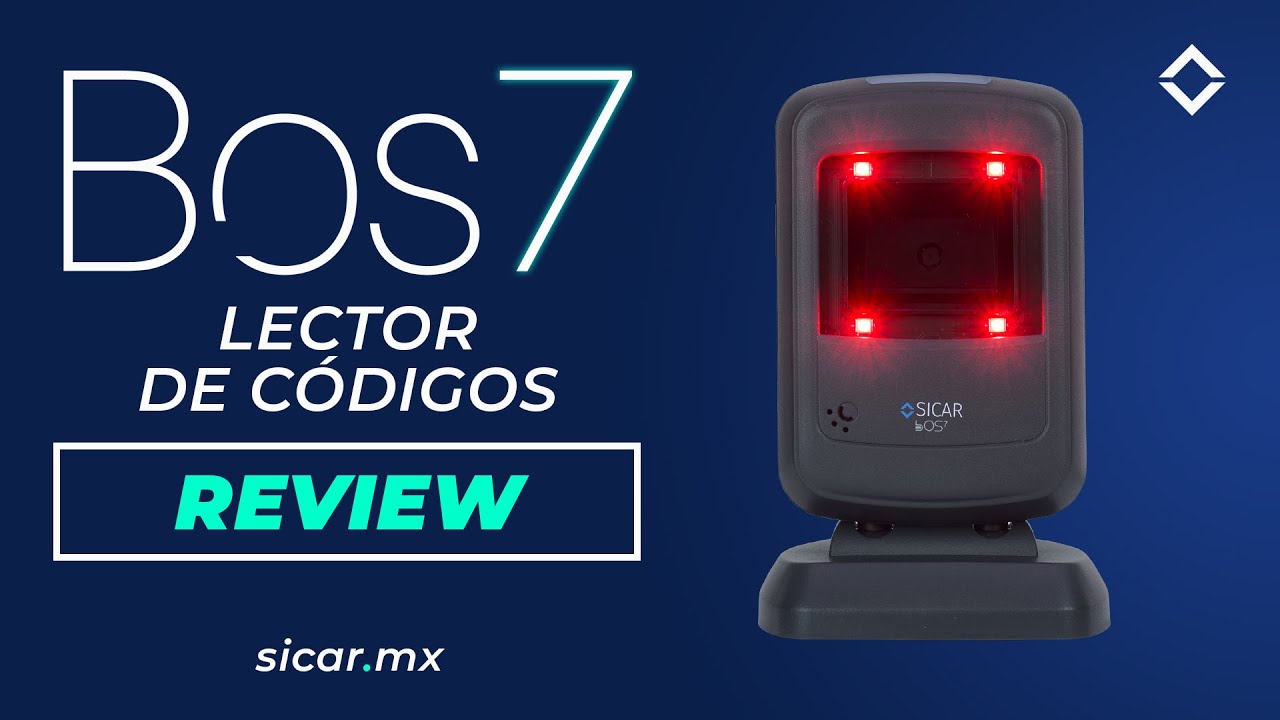 Lector de Código de Barras REVIEW - bOS7 - SICAR.MX - YouTube