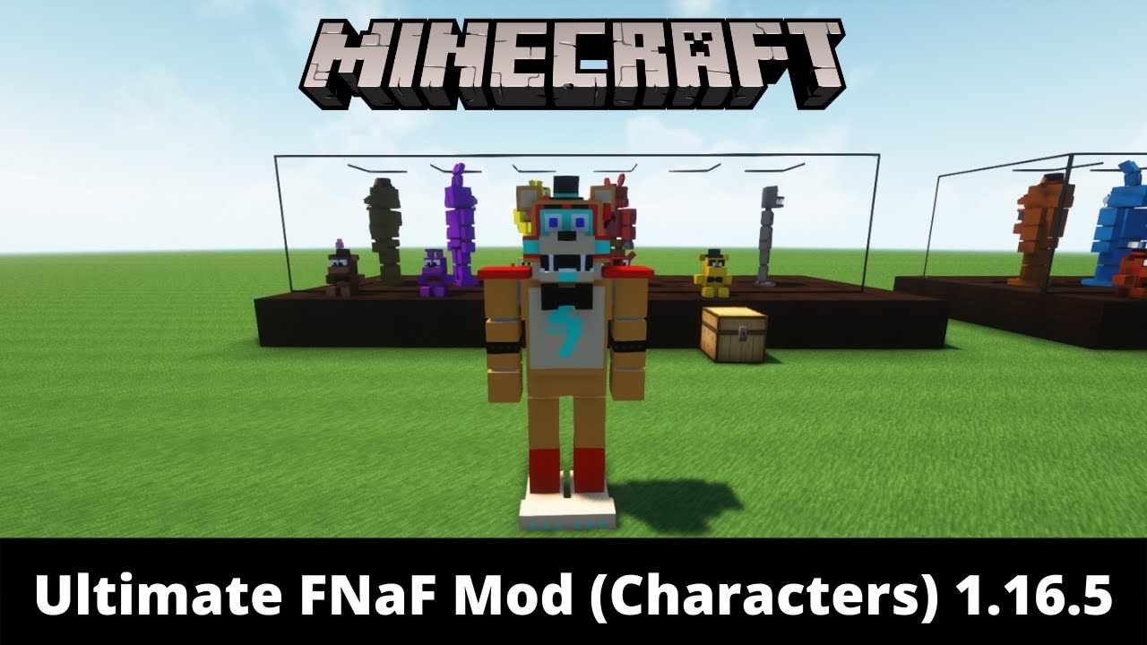 ANIMATRONICOS ENEMIGOS EN MINECRAFT /Ultimate FNaF Mod (Characters ...