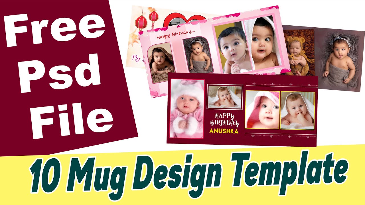 Free Mug Template PSD | Free Mug PSD| Free Mug Templates | Free ...