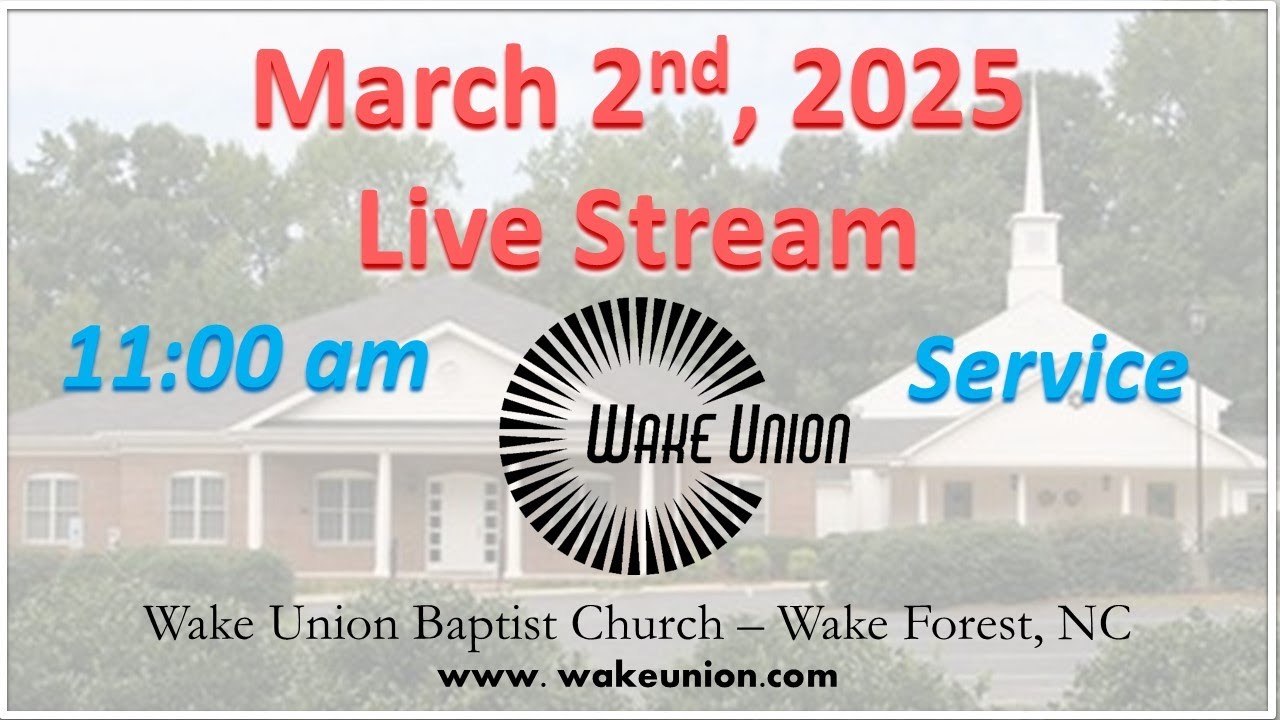 Wake Union Live Stream 3/02/25 - YouTube