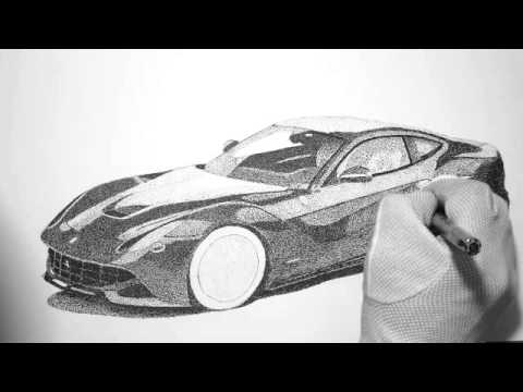 How to Draw a Ferrari F12 #9 - YouTube