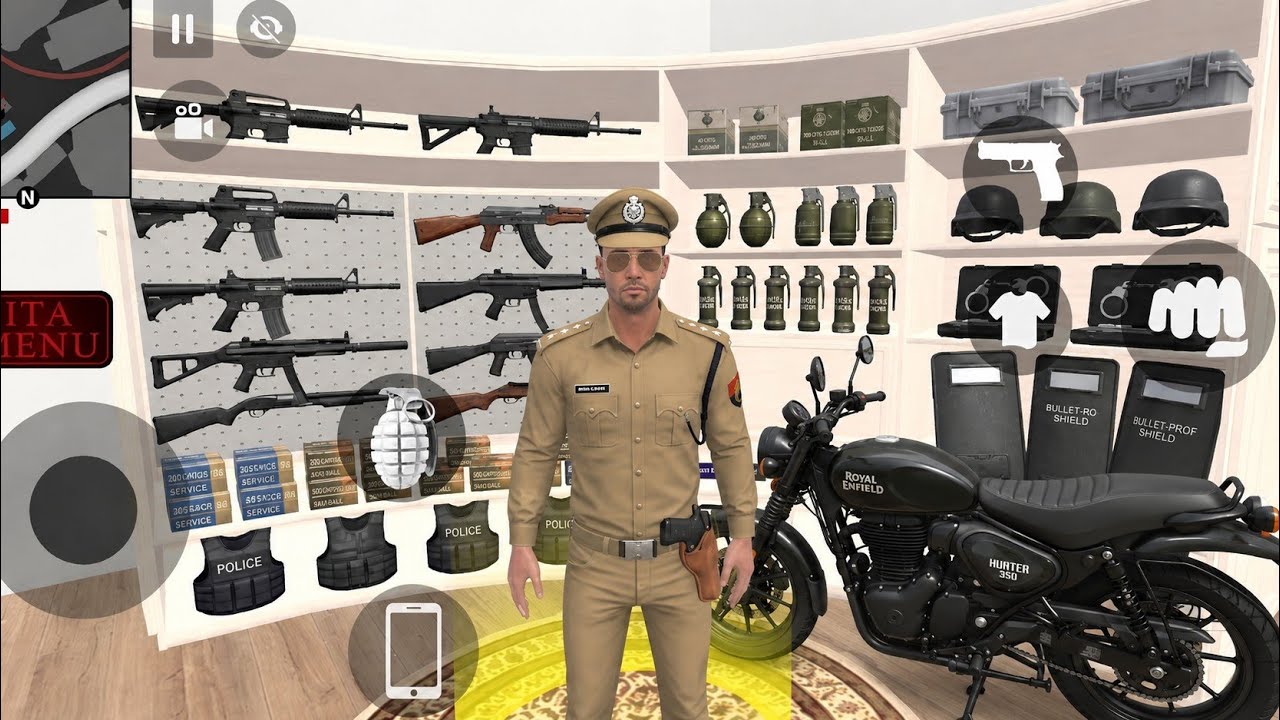 😱Franklin Become A Police Officer 🚨😱 Indian theft auto simulator 🤩🎉 ...