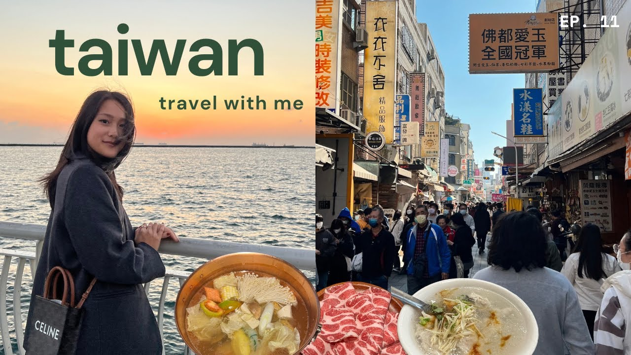 taiwan vlog 🇹🇼 | train from taipei to tainan 🚅 BEST hot pot, breakfast ...