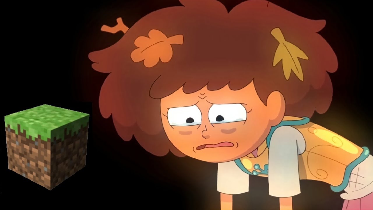 Amphibia sad moments but it's switched with minecraft music - YouTube