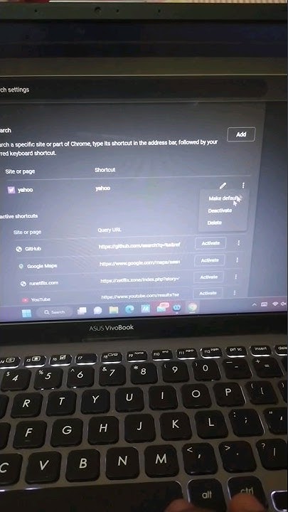 How To Remove Yahoo Search From Chrome In Laptop (Windows 11) | Laptop Me Yahoo Kaise Hataye# ...