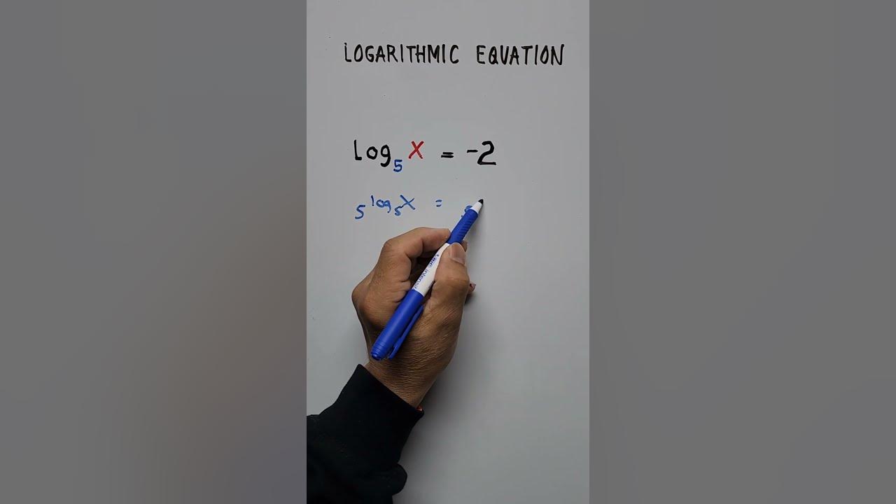 Solving Logarithmic Equation without using a calculator @KasyannoEZMath ...