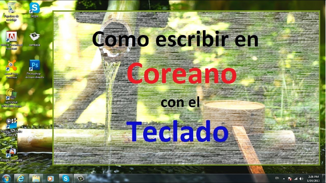 Aprende Coreano: Como Escribir Coreano en el Teclado - YouTube