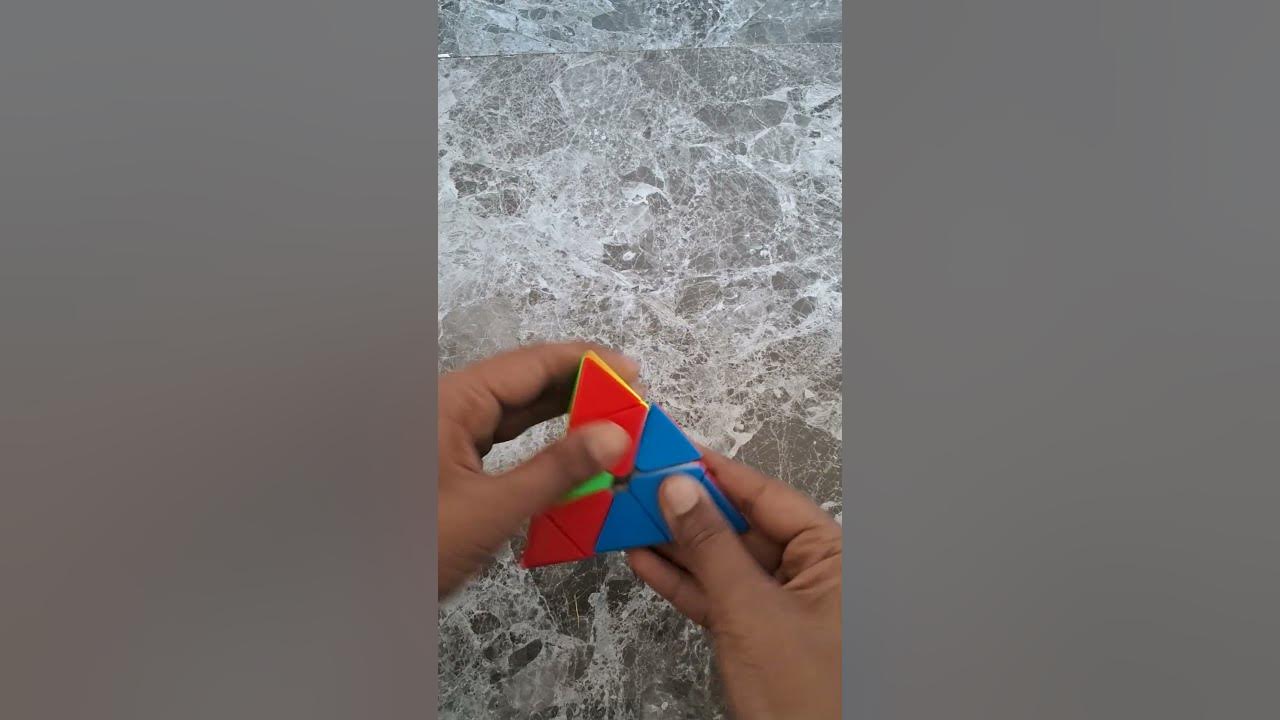 Pyraminx last step solving - YouTube