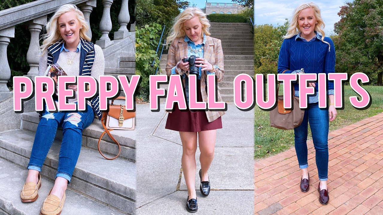 PREPPY FALL FASHION LOOKBOOK 2020 || Kellyprepster - YouTube