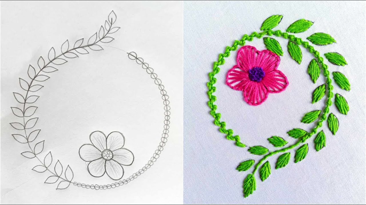 Drawing !!! Latest Cushion Cover Design Drawing Tutorial Haw to Draw ...