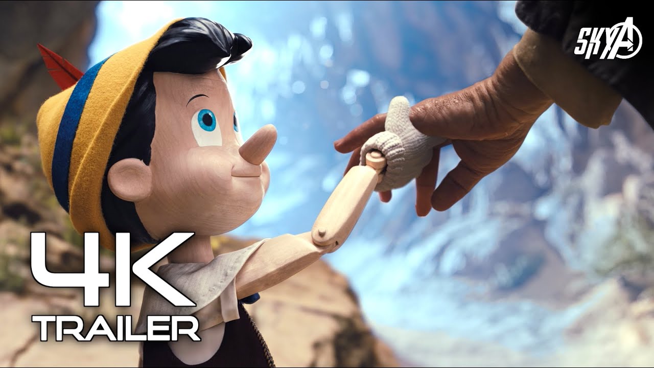 Pinocchio Official Trailer (2022) Disney+ [4K] - YouTube