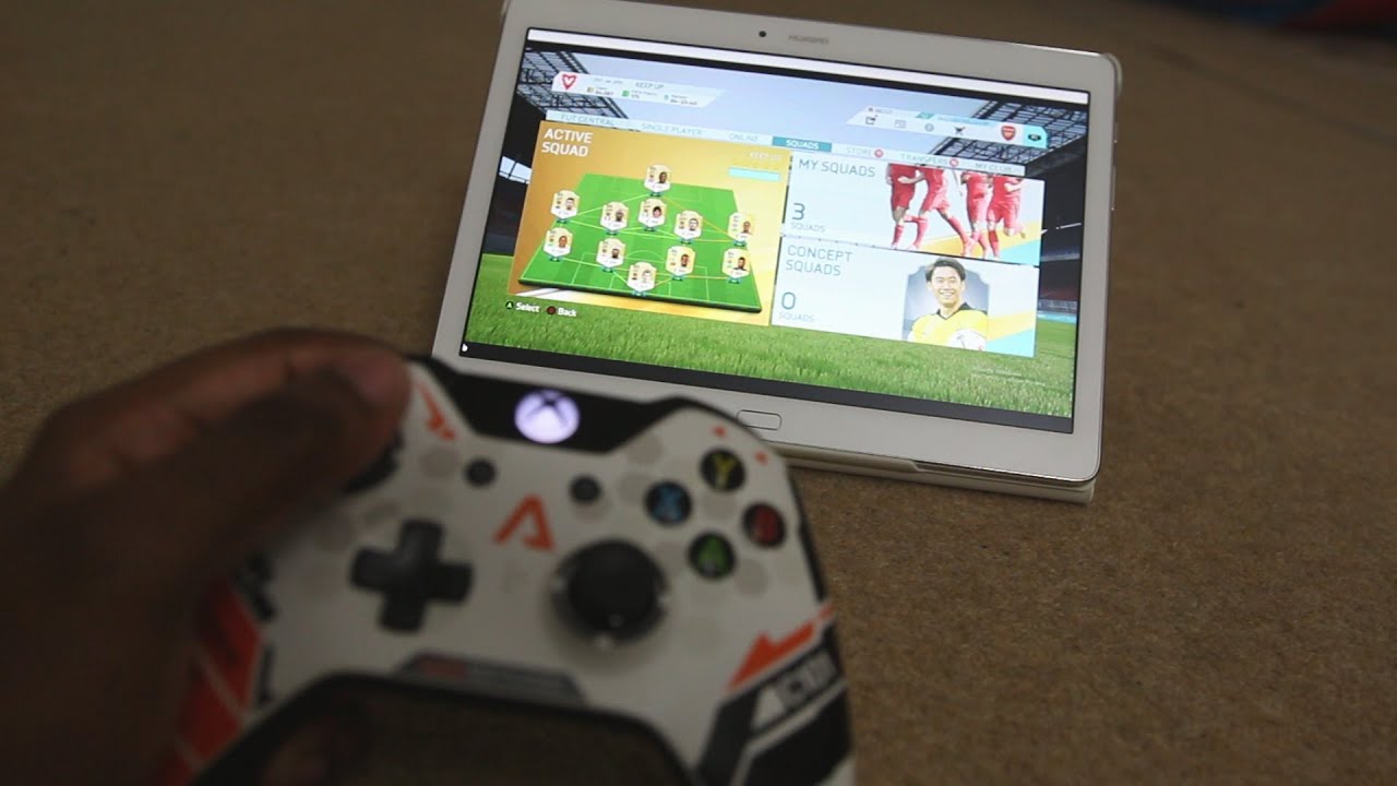 PLAYING FIFA 16 ULTIMATE TEAM ON MY TABLET!!! - YouTube