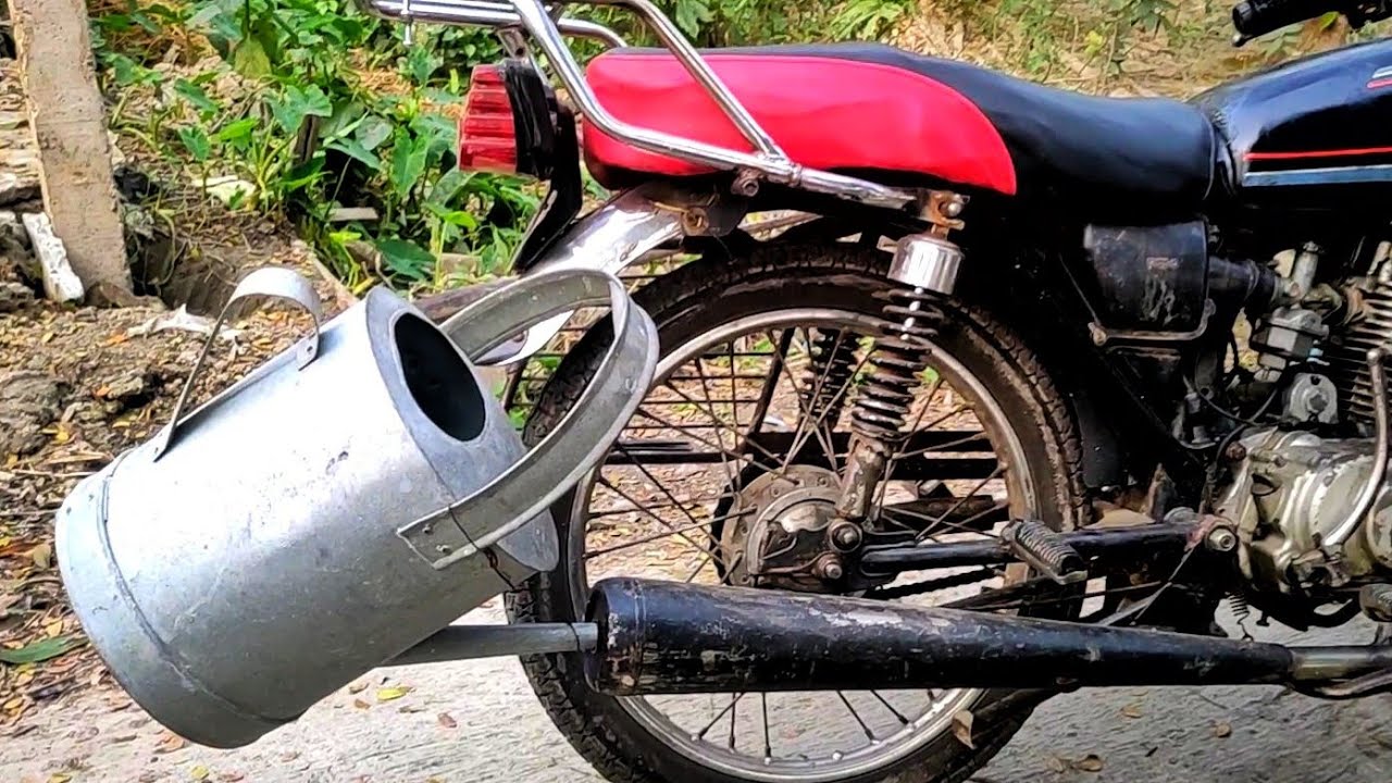 Bike Silencer Modified | Motorcycle Exhaust Modification Singer 100 ...