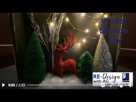 Winter Shadow Box - YouTube