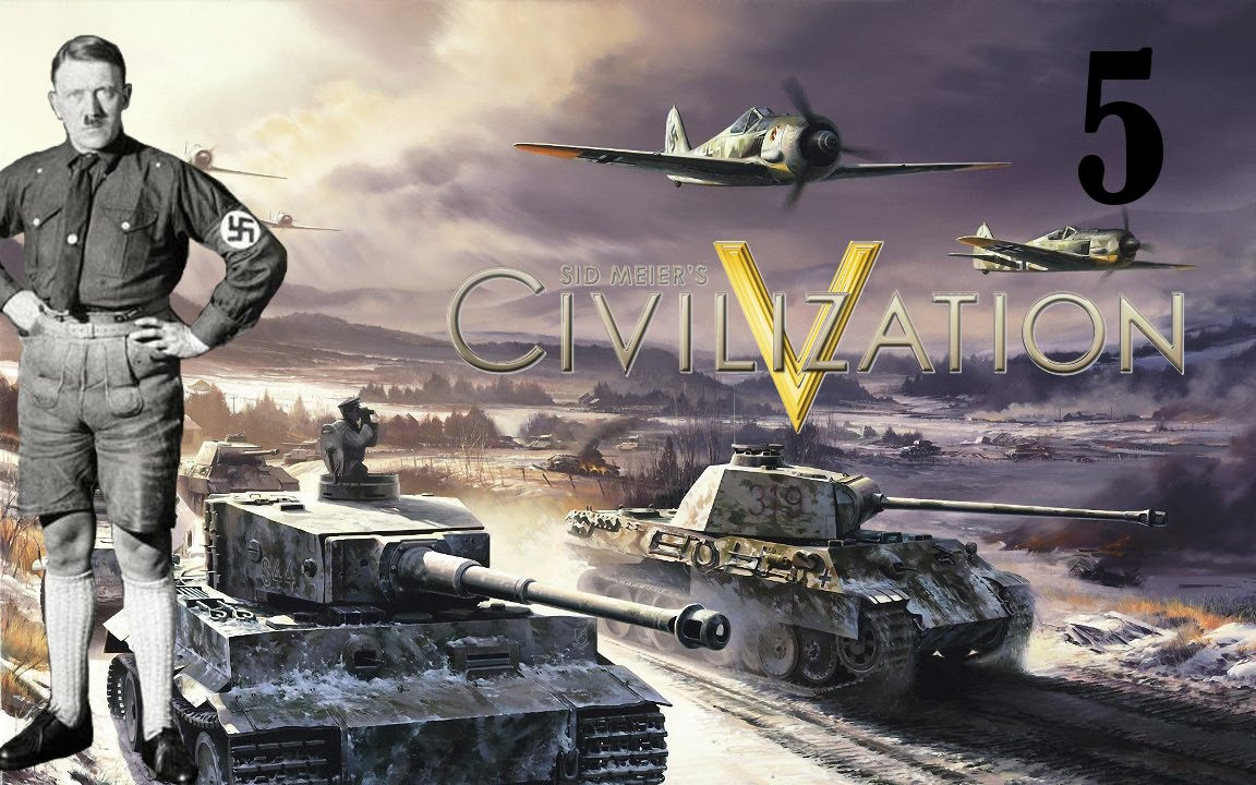 Civilization V - II wojna światowa #5. Zastój na linii frontu. - YouTube