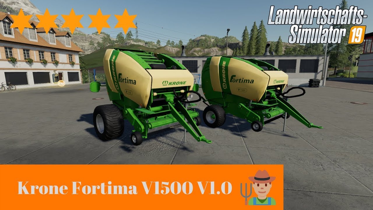 LS19 Modvorstellung II Krone Fortima V1500 V1.0 - YouTube