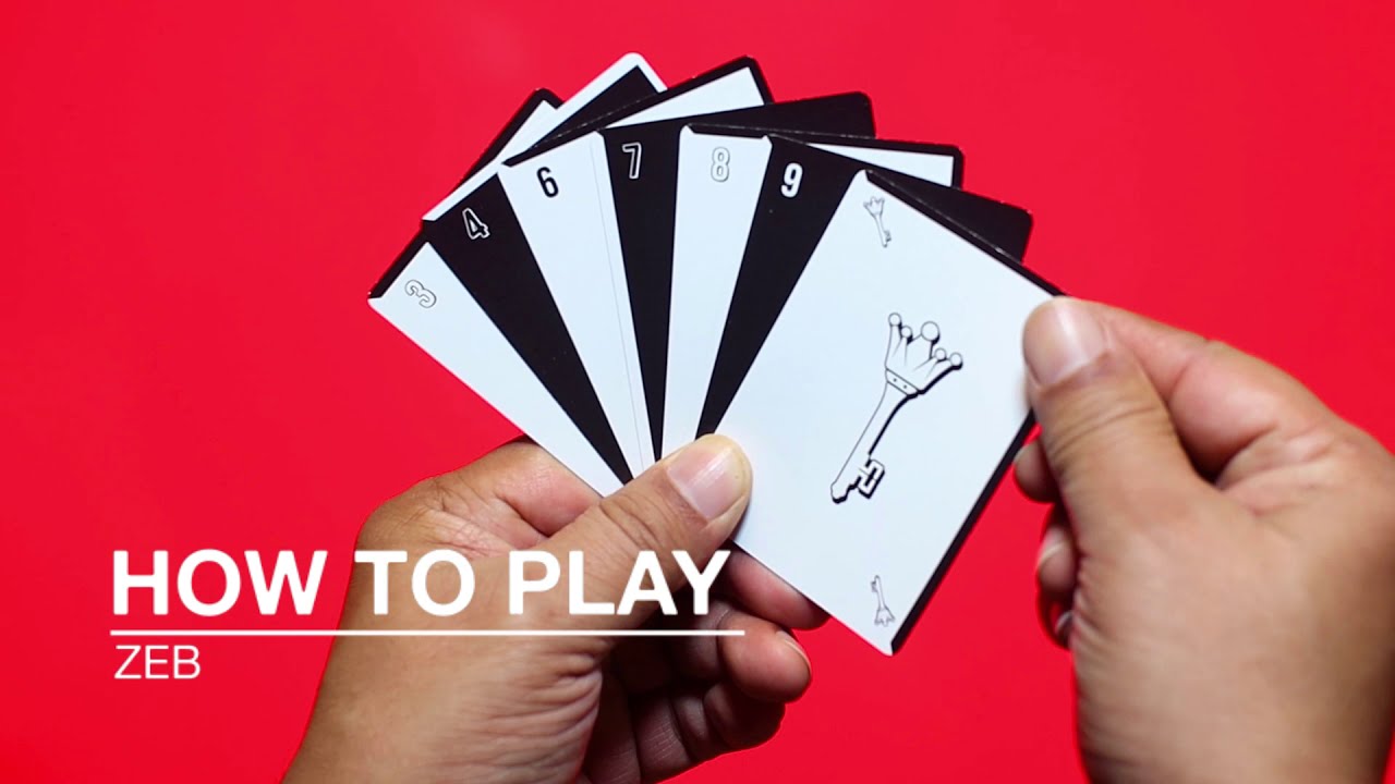 How To Play Zeb - Card Game - TAIJI Supreme Ultimate Playing Cards ...